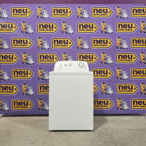 Amana White Top Load 3.8 Cu. Ft. Washer with High Efficiency Agitator