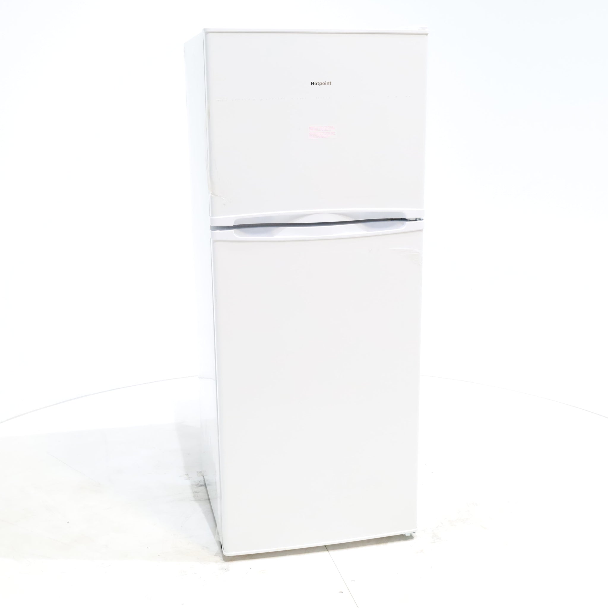 Counter Depth White Hotpoint 9.7 cu. ft. Top Freezer Refrigerator with