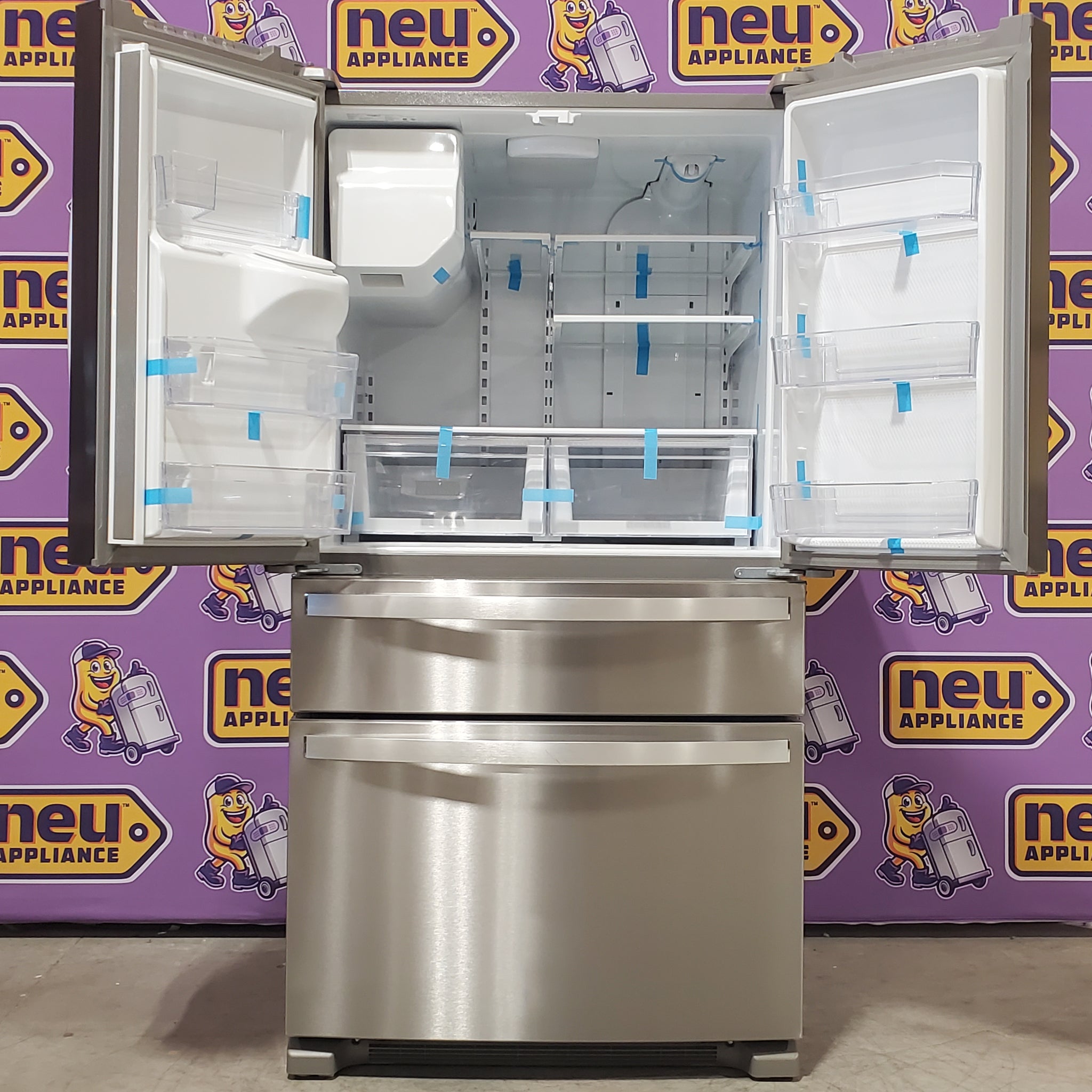 Whirlpool French Door Bottom Mount Refrigerator in Fingerprint Resista