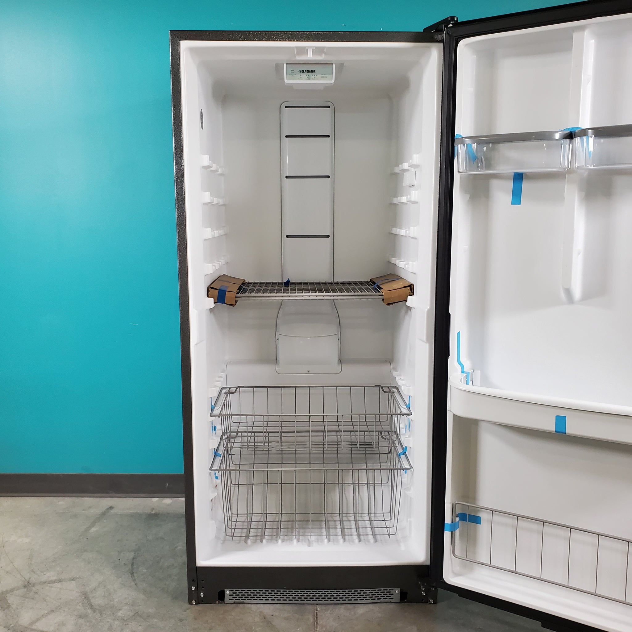 Scratch and Dent - Black Matte Gladiator 17.8 cu. ft. Upright Freezer