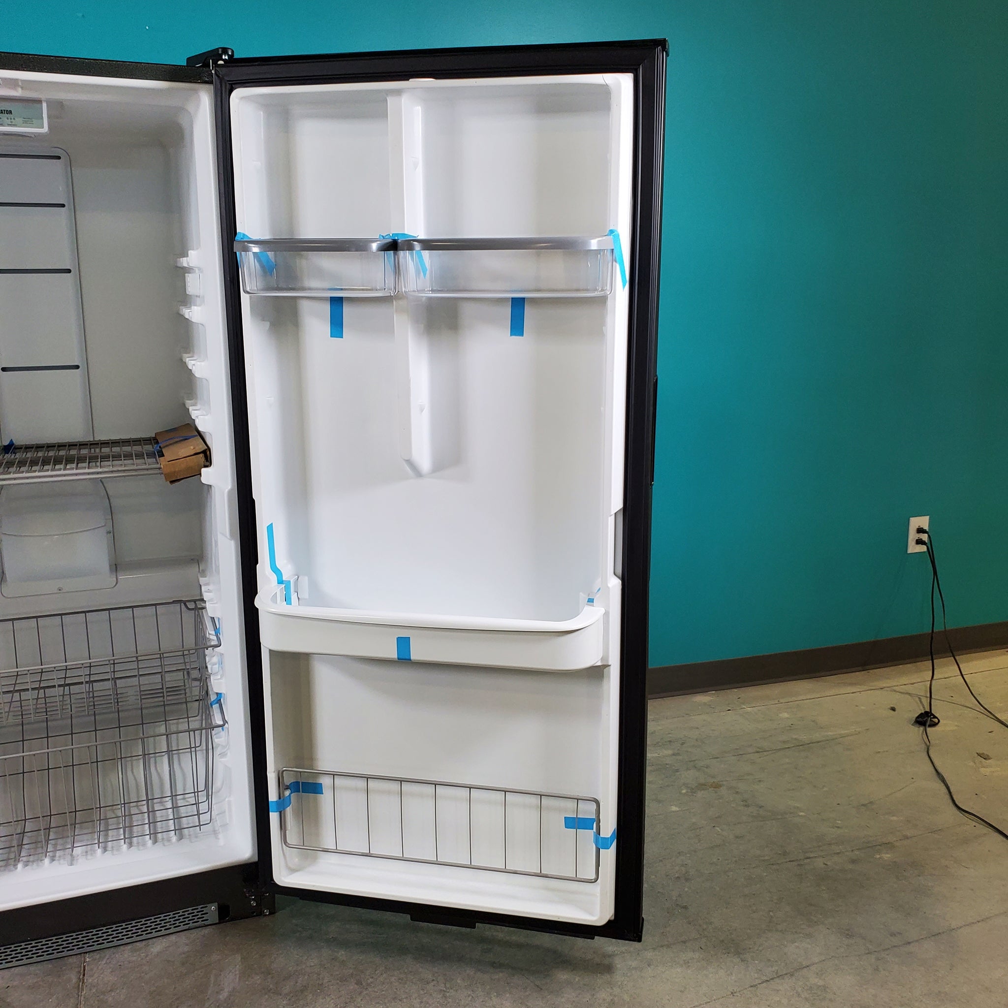 Black Matte Gladiator 17.8 cu. ft. Upright Freezer with Garage Ready D