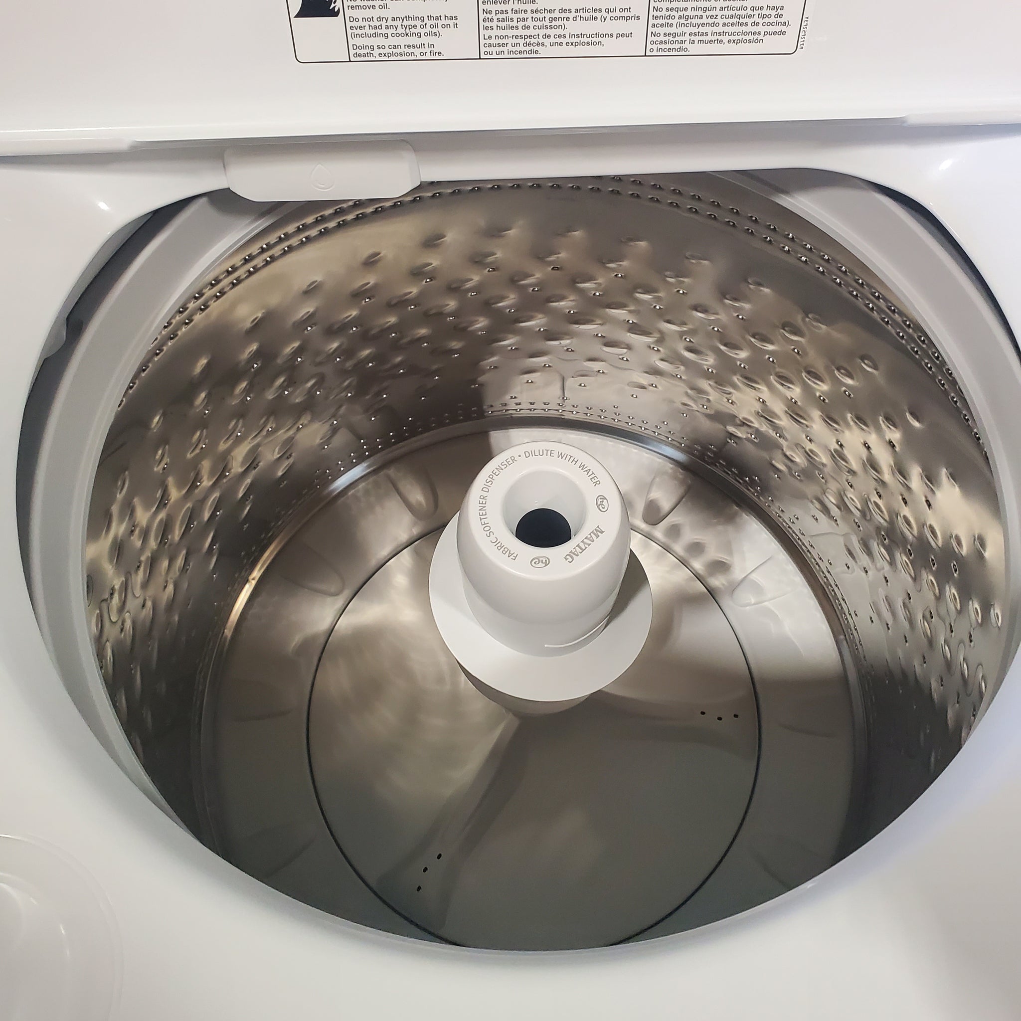 Maytag White 4.5 cu. ft. Top Load Washer with Power Agitator MVW4505MW