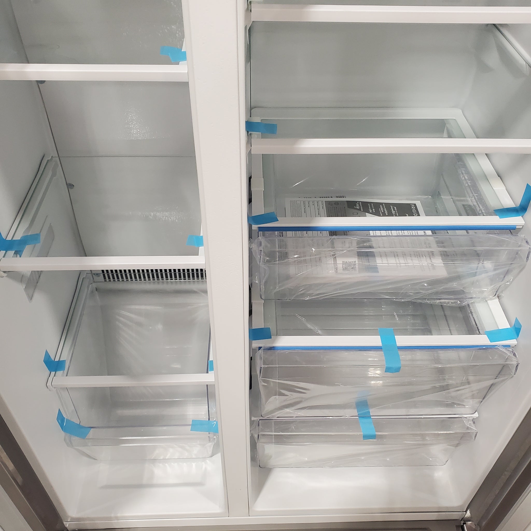 Frigidaire 22 Cu. Ft. Counter-Depth Side-by-Side Refrigerator in Stain