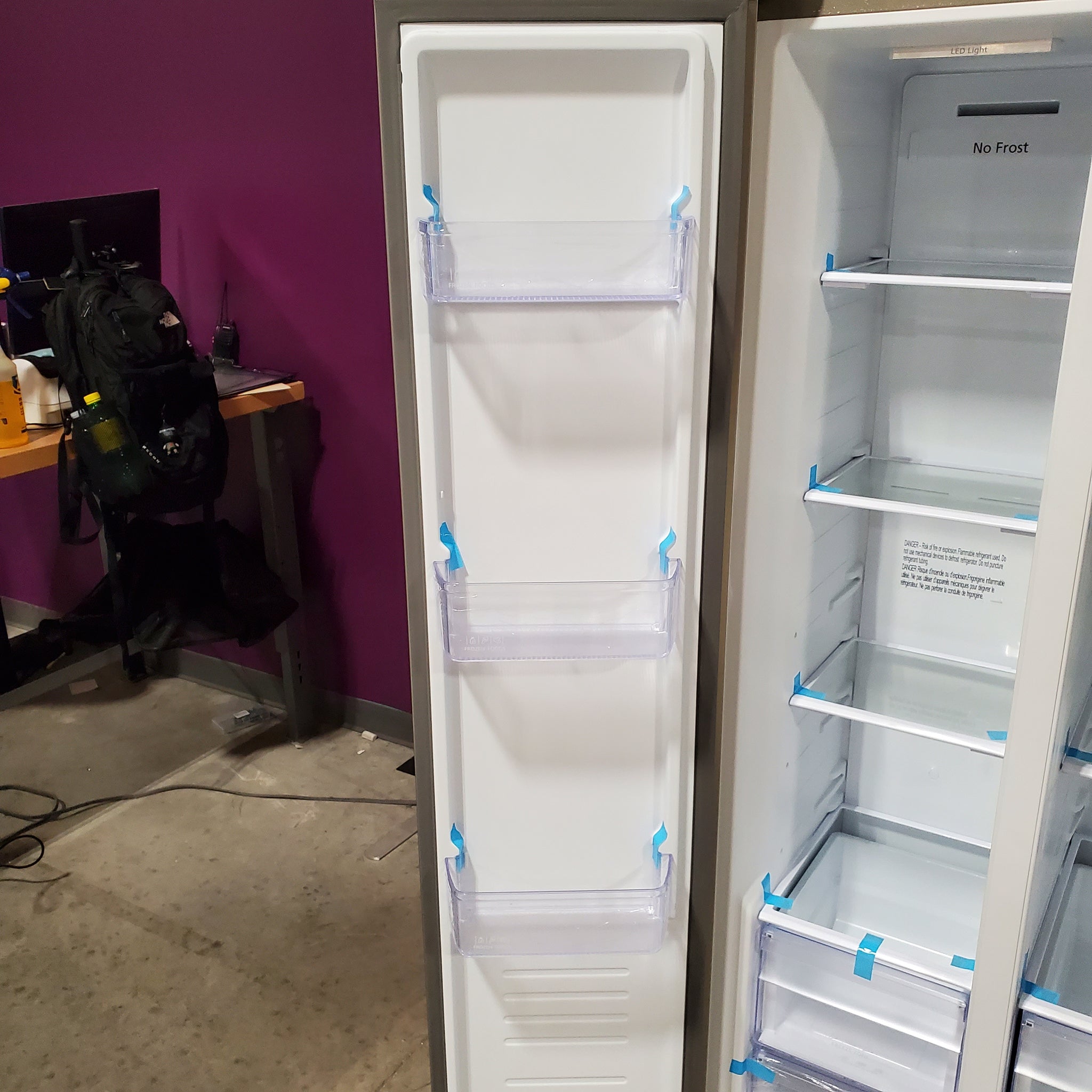 Hamilton Beach 15.6-cu ft Counter-Depth 32-in Wide Side-by-Side Refrig