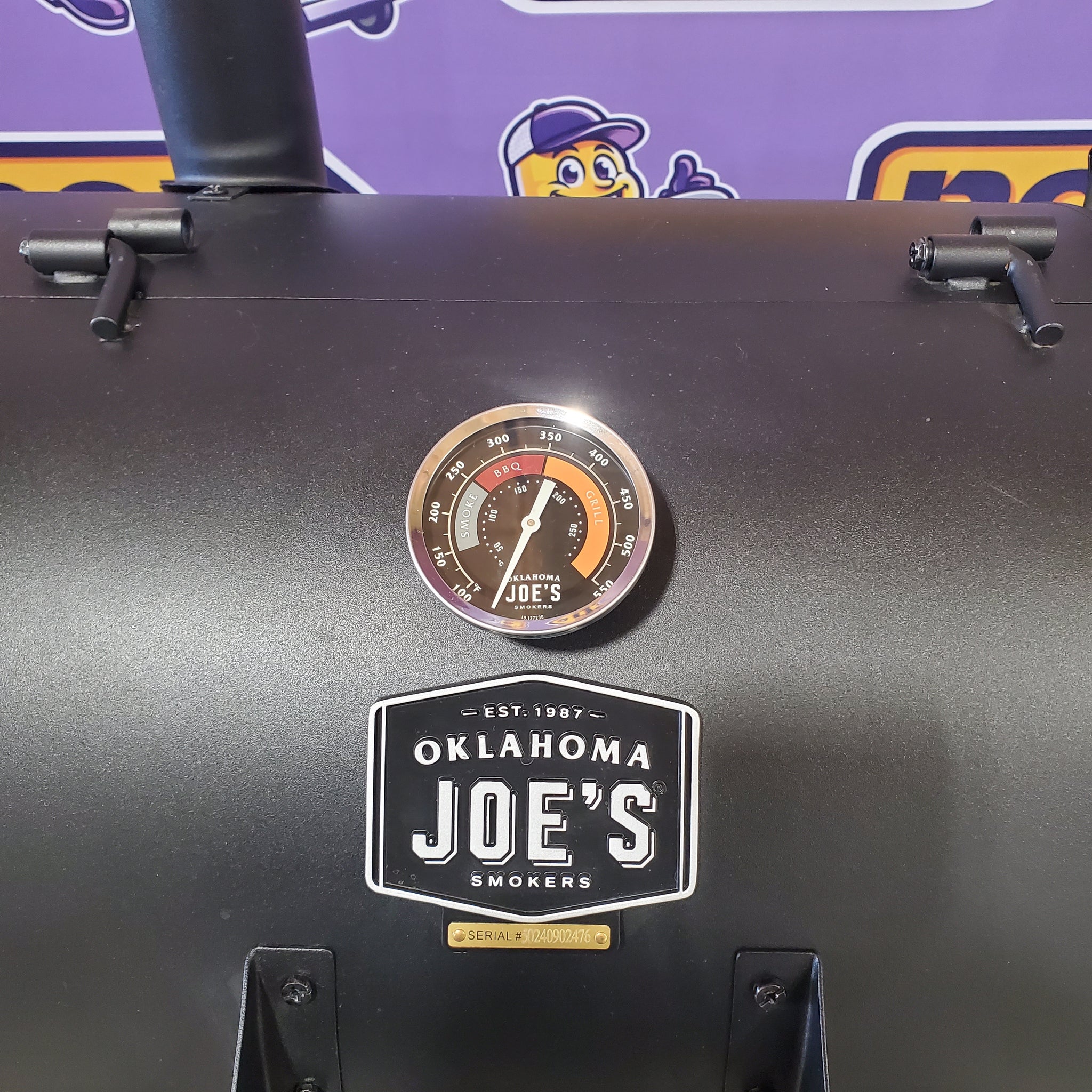 Oklahoma Joe's Canyon Black Liquid Propane and Charcoal Combo Grill 6S